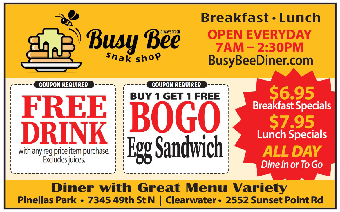 Breakfast & Lunch Diner with Great Menu Variety - Busy Bee Diner